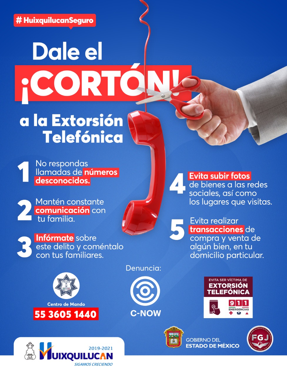 Exhortan a denunciar llamadas de extorsión - Nuestra Zona